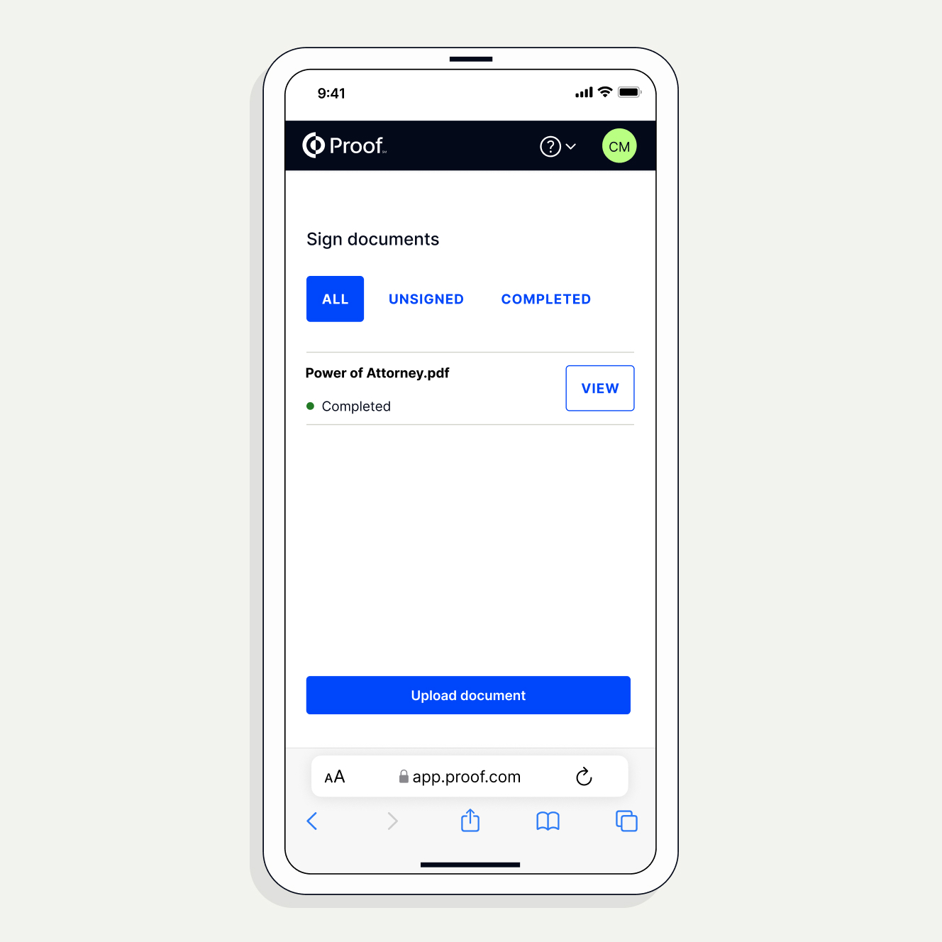 Products - Notarize | Proof